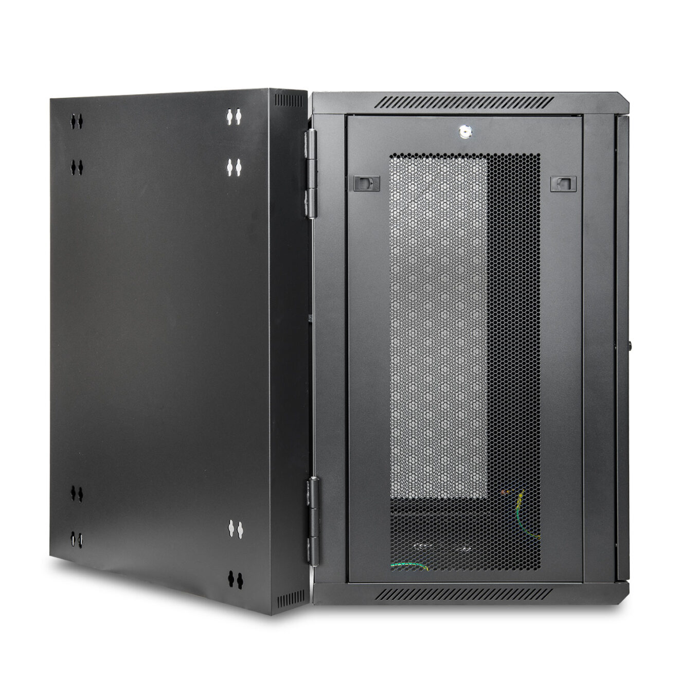 SolidRack 18U UPS-Depth Wall-Mount Half-Height Rack Enclosure – Hinged ...